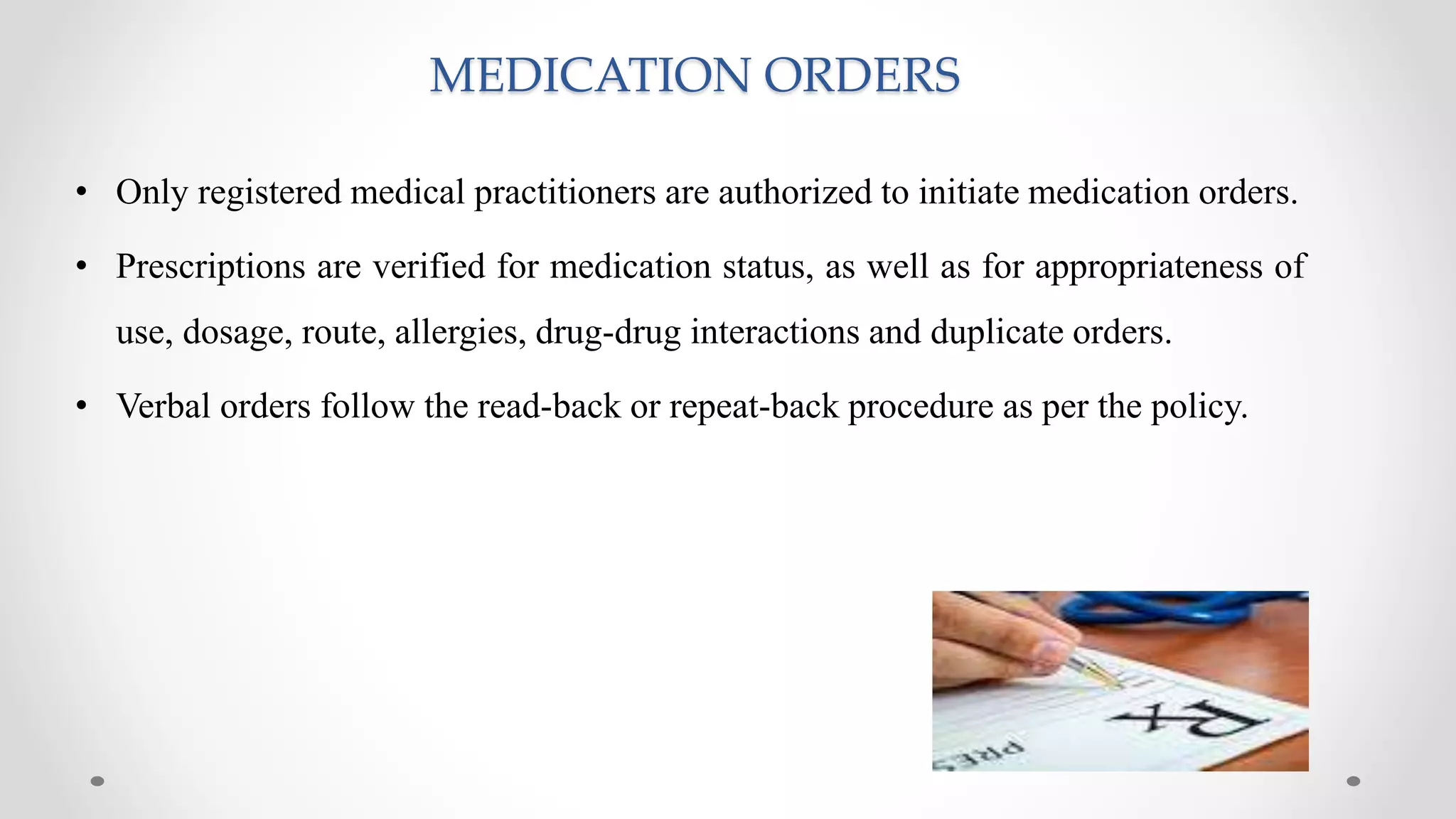 Medication management & its uses (MMU) | PPTX