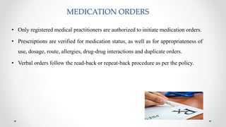 Medication management & its uses (MMU) | PPTX
