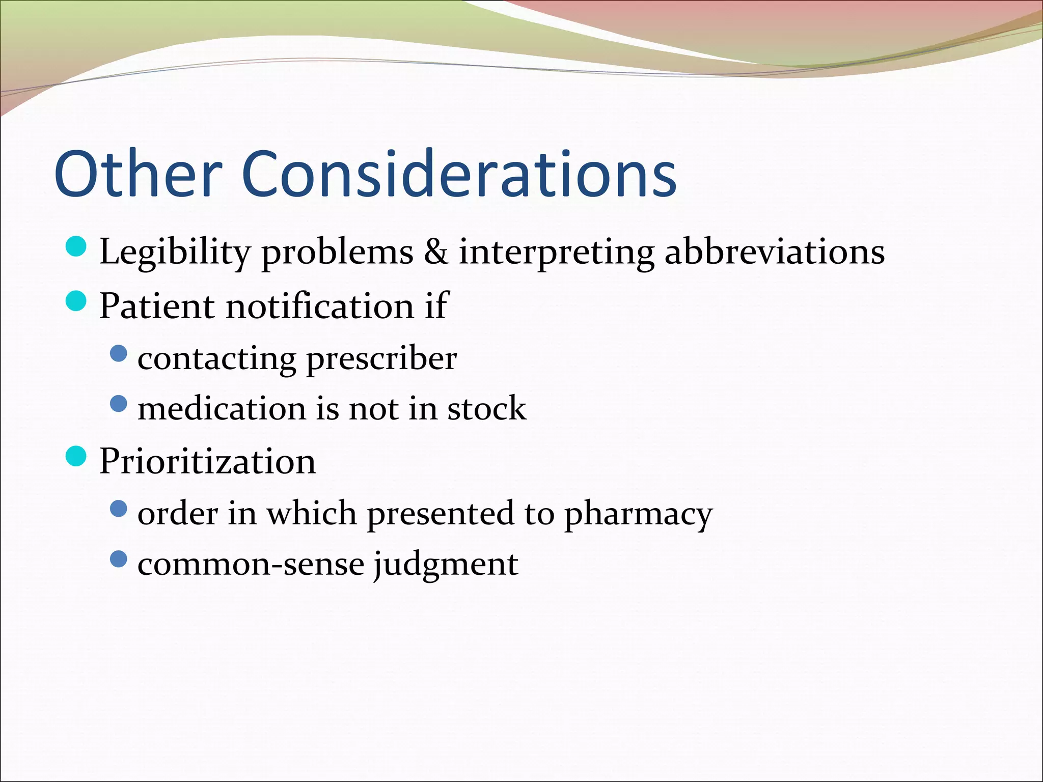 Medication order entry | PPT