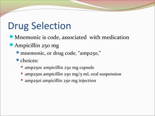 Medication order entry | PPT