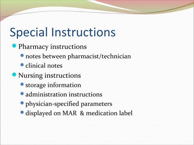 Medication order entry | PPT