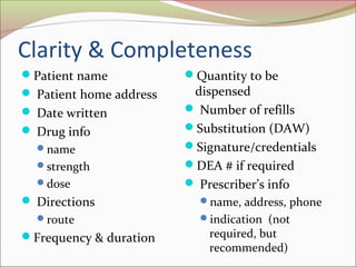 Medication order entry | PPT