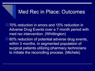 Medication Reconciliation | PPT