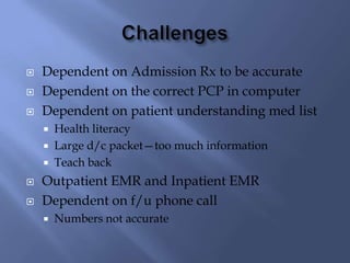 Medication Reconciliation | PPTX