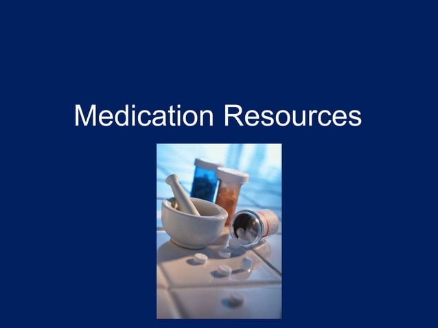 Finding Medication Information | PPT