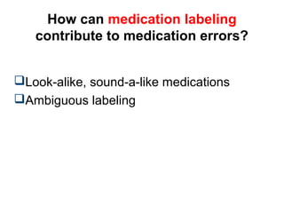 Medication safety | PPT