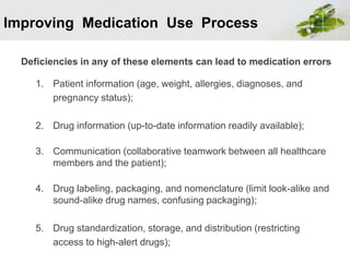 Medication Safety Policy | PDF