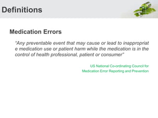 Medication Safety Policy | PDF
