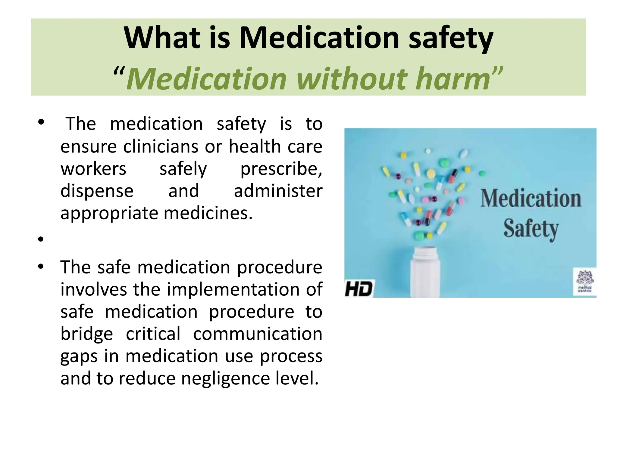 Medication safety and Prevention of Medication errors.pptx