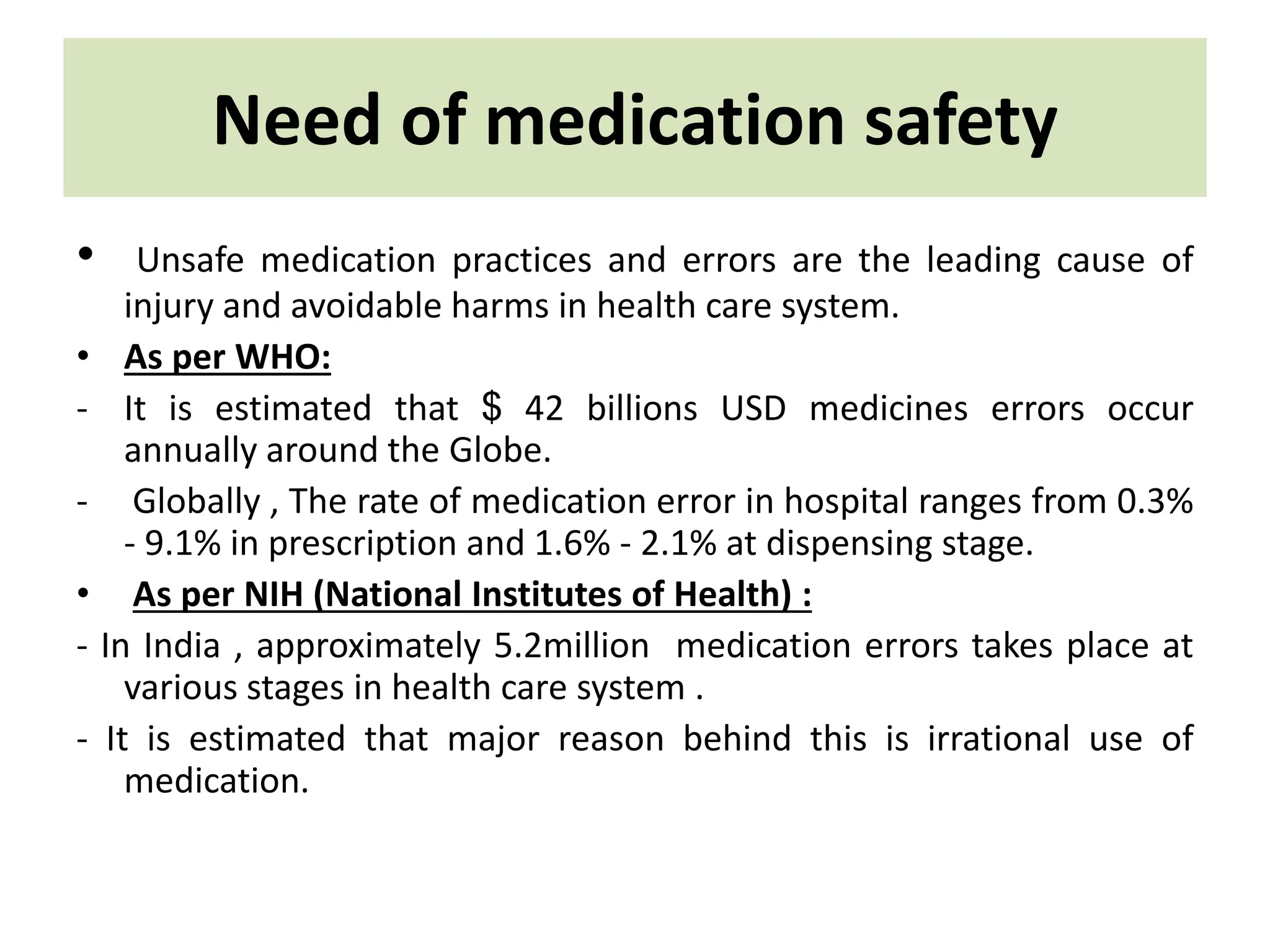 Medication safety and Prevention of Medication errors.pptx