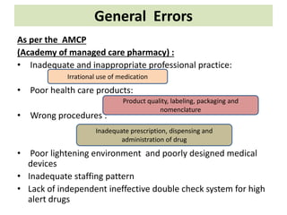Medication safety and Prevention of Medication errors.pptx