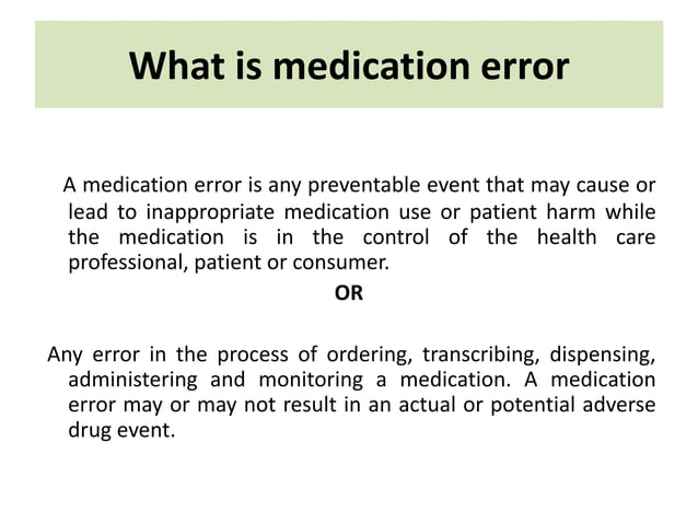 Medication safety and Prevention of Medication errors.pptx