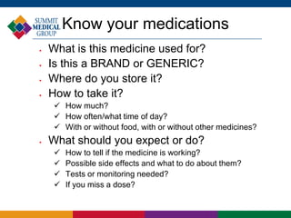 Medication Safety at Home | PPTX