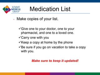 Medication Safety at Home | PPTX