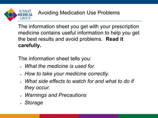 Medication Safety at Home | PPTX