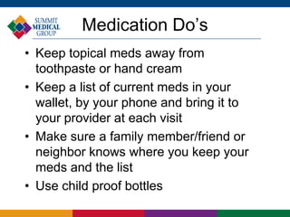 Medication Safety at Home | PPTX