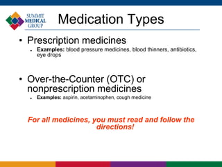 Medication Safety at Home | PPTX