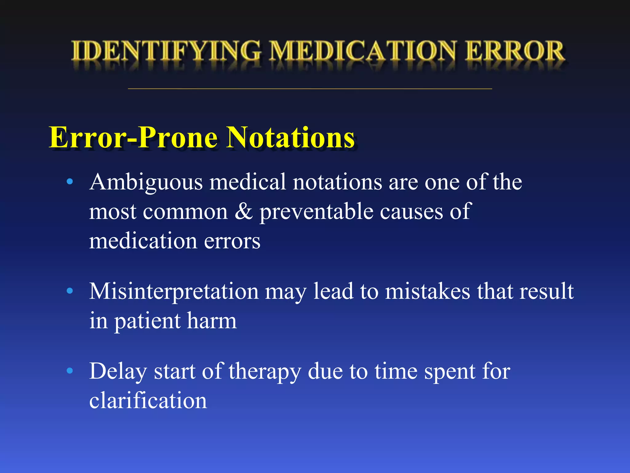 Medication safety 2011 | PPTX