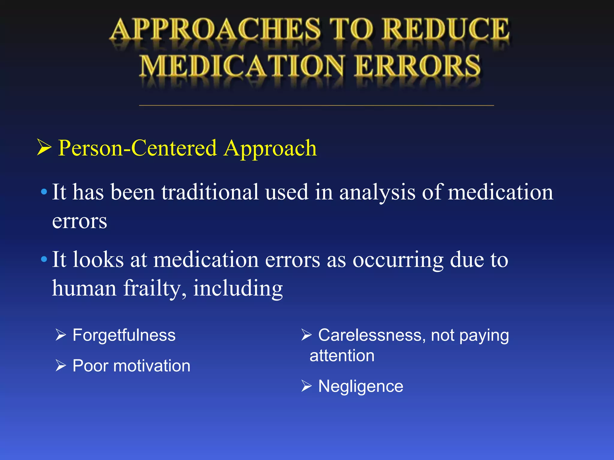 Medication safety 2011 | PPTX