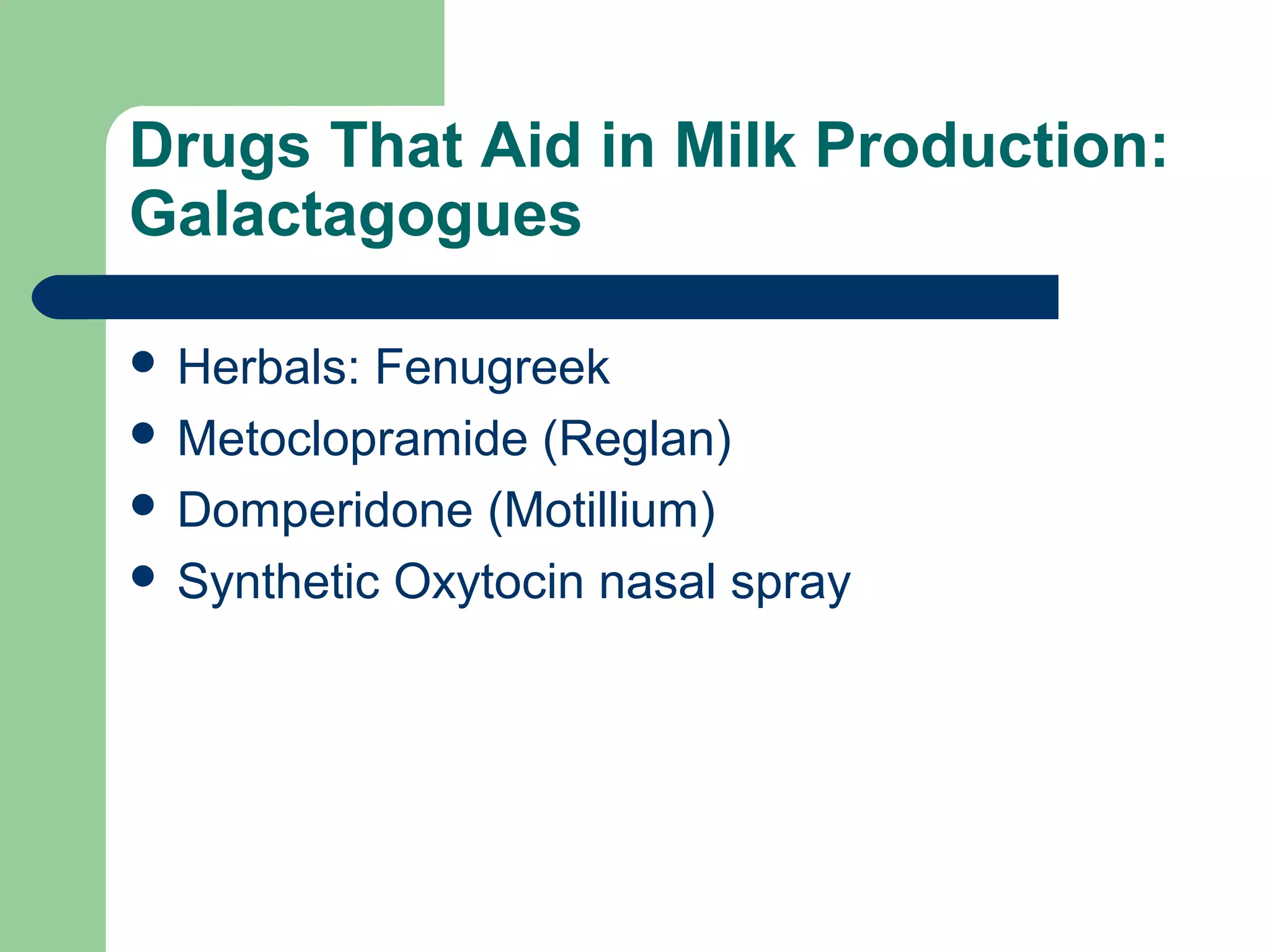 Medications and Lactation: Principles for Safe Practice for the ...