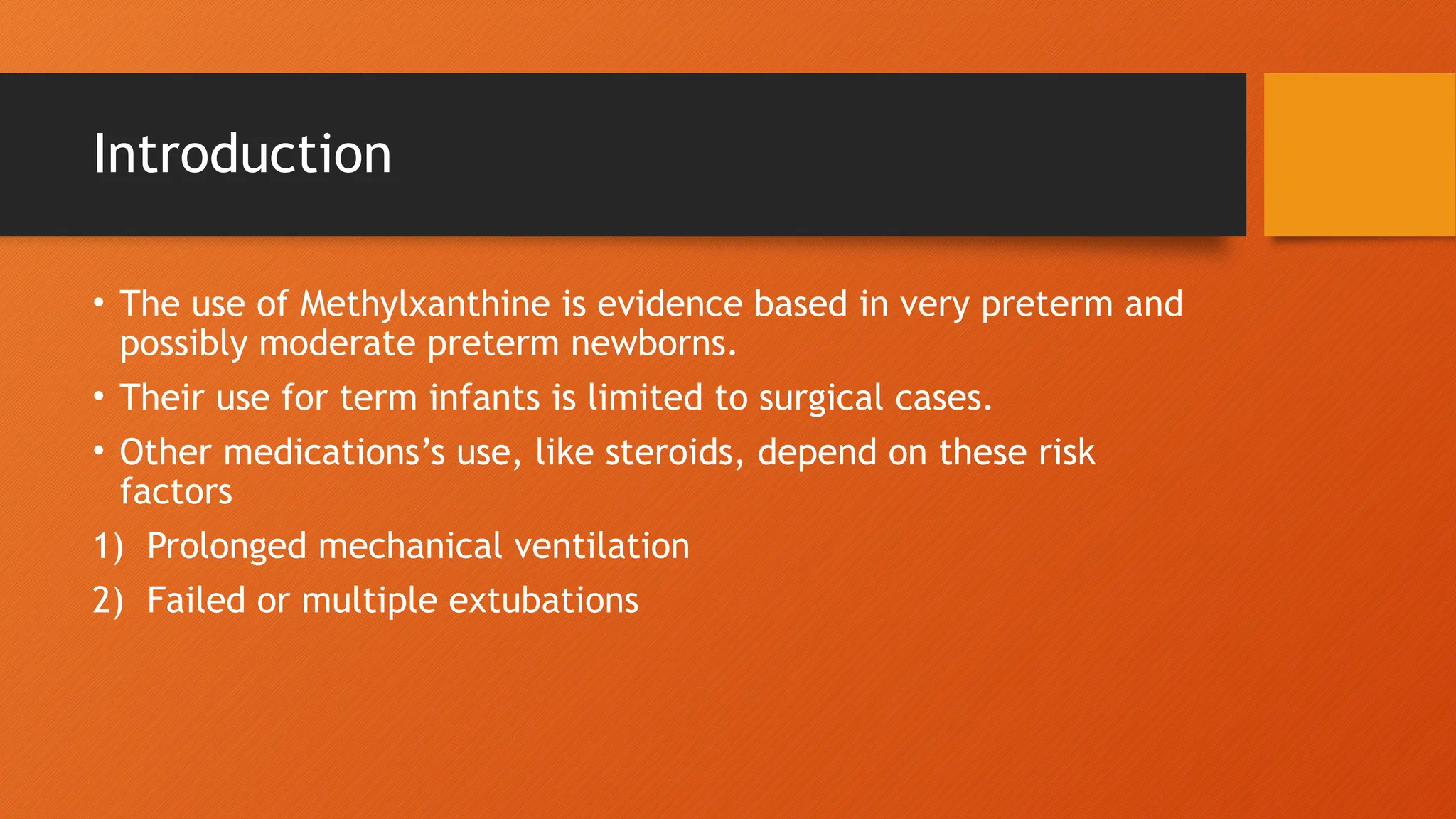 peri- Extubation Medication in a PICU Setting | PPT