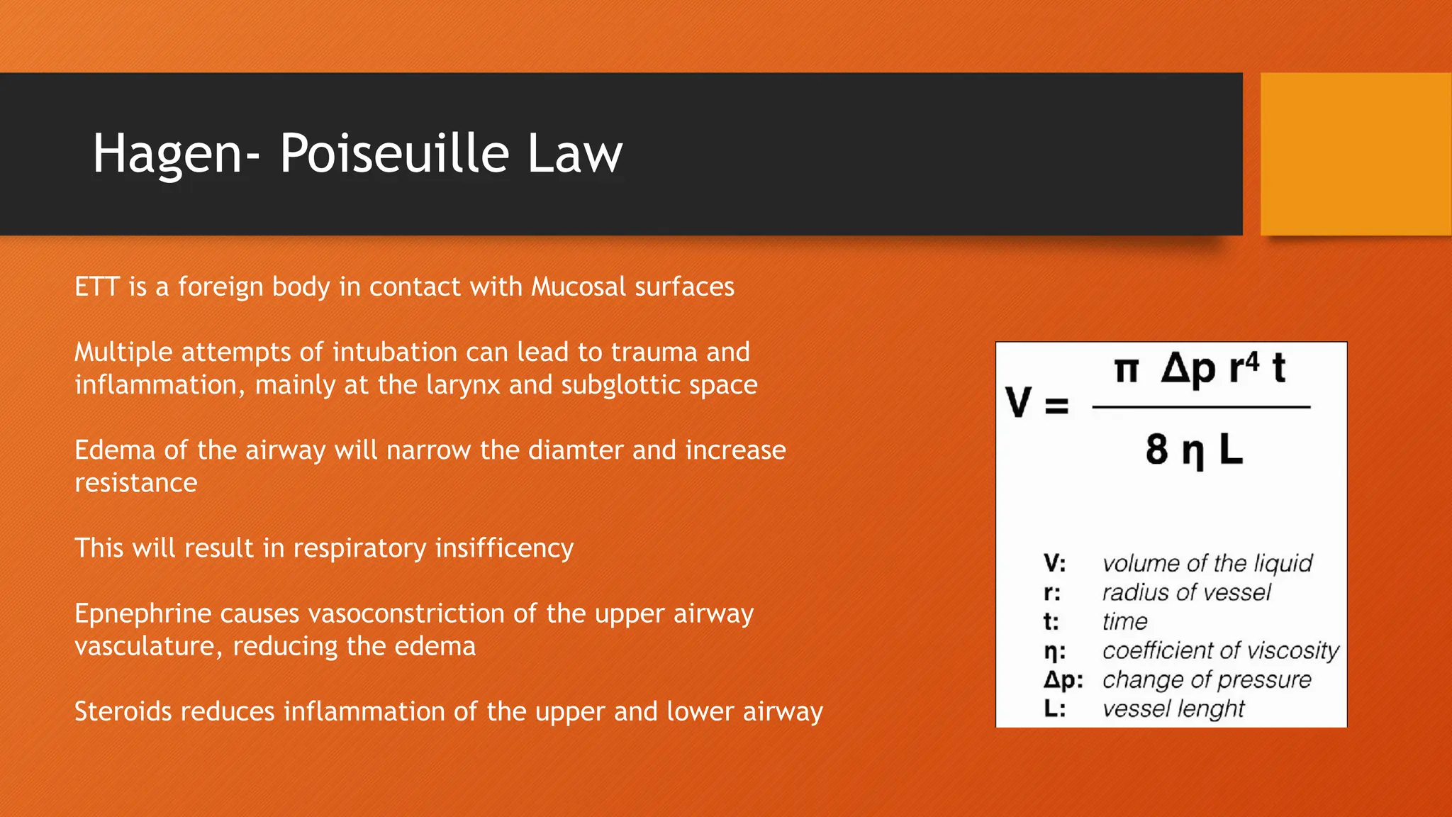 peri- Extubation Medication in a PICU Setting | PPT
