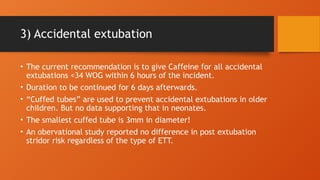 peri- Extubation Medication in a PICU Setting | PPT