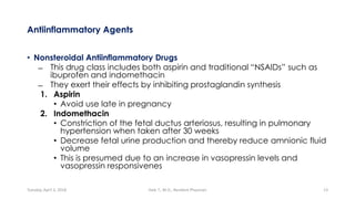 Medications in pregnancy | PDF