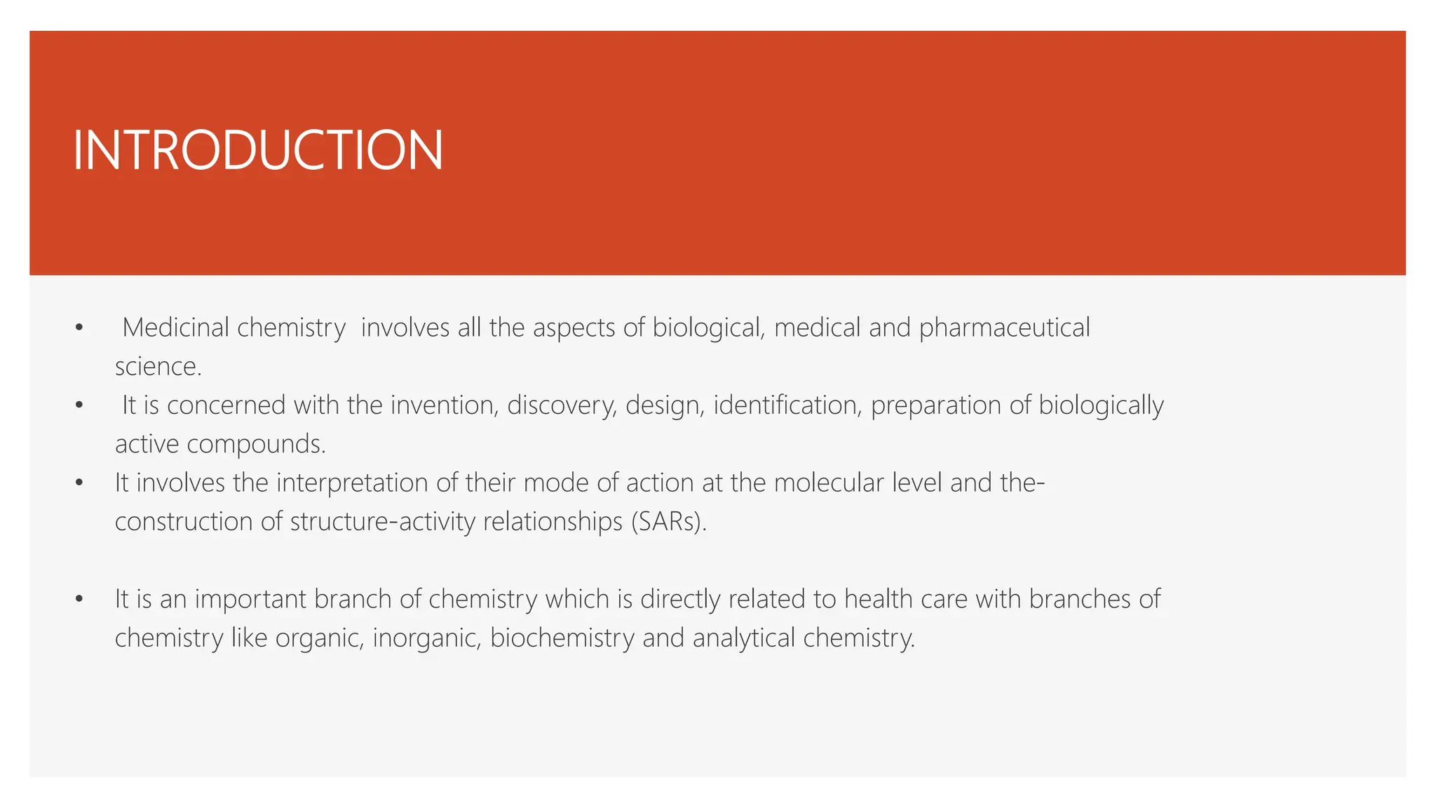 Medicinal chemistry -l-Second year-Fourth semester -medichem intro and ...