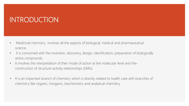 Medicinal chemistry -l-Second year-Fourth semester -medichem intro and history ppt-I.pptx ...