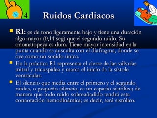 Auscultacion de ruidos cardiacos | PPT