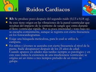 Auscultacion de ruidos cardiacos | PPT