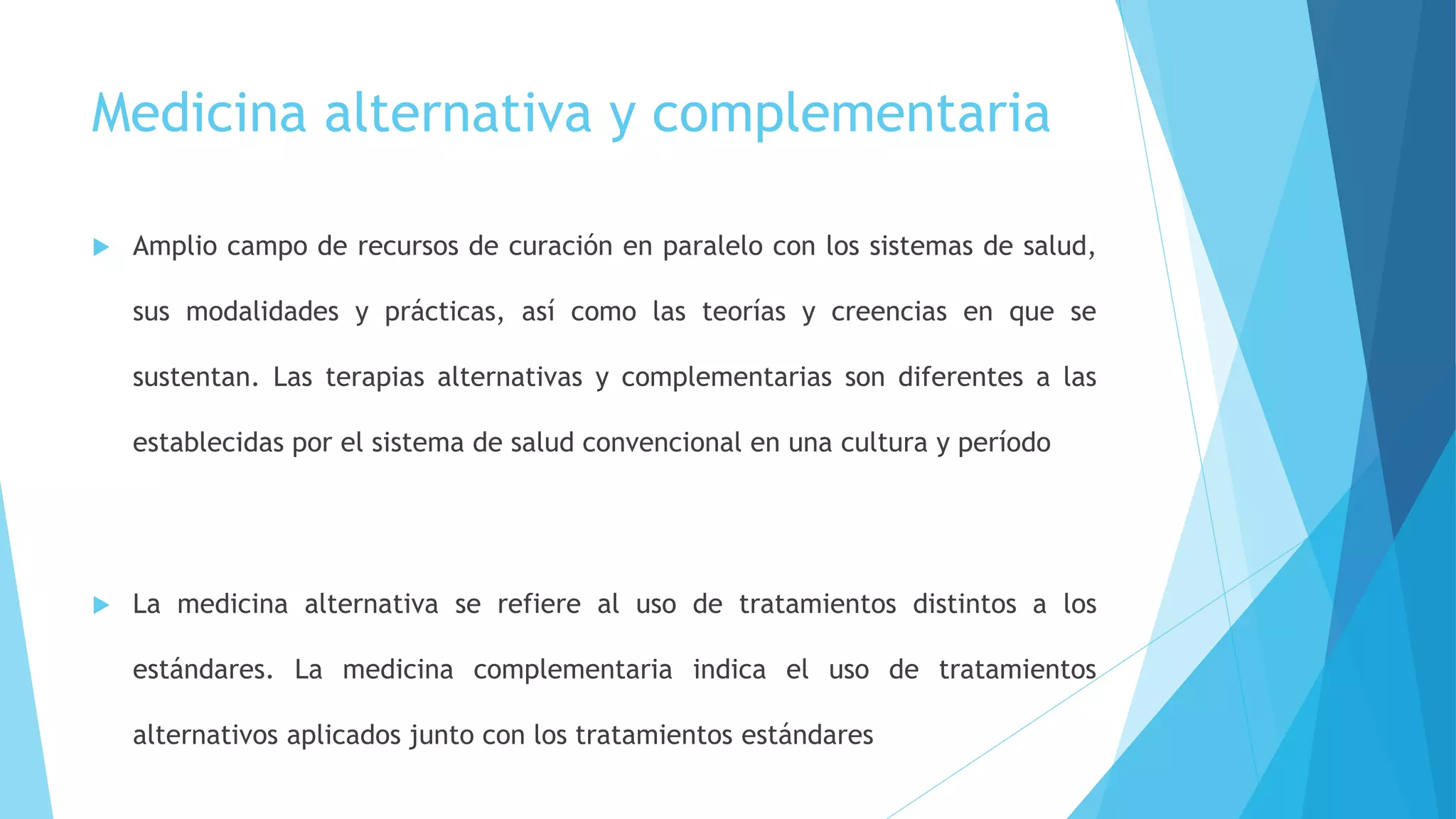 Medicina Alternativa Y Complementaria Ppt Descarga Gratuita