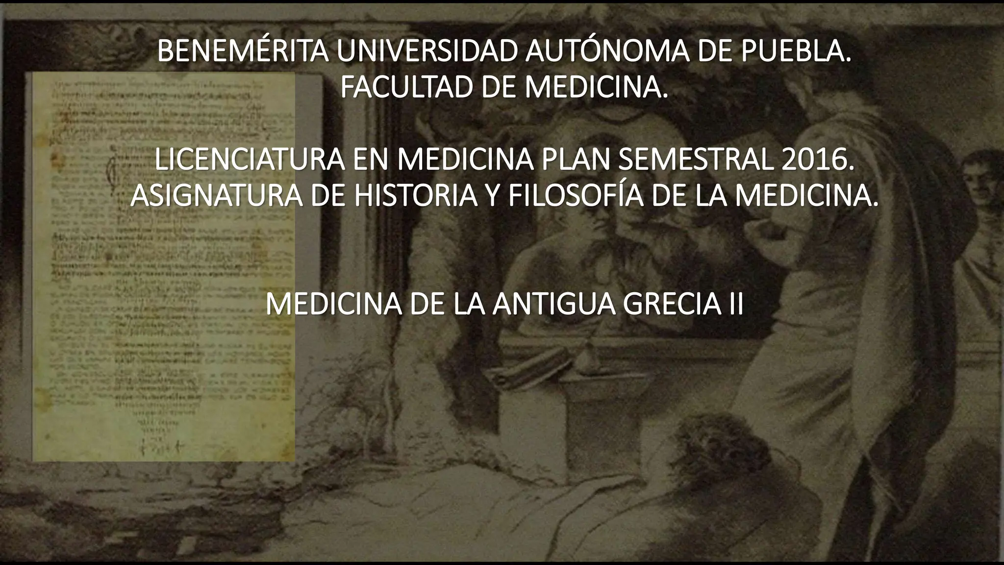 MEDICINA GRIEGA PARTE II MEDICINA II.pptx