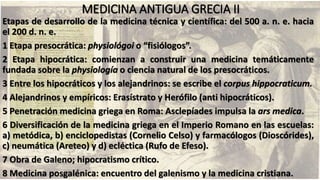 MEDICINA GRIEGA PARTE II MEDICINA II.pptx