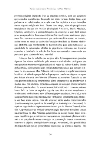 Plantas Medicinais da Amazônia e Mata Atlântica | PDF