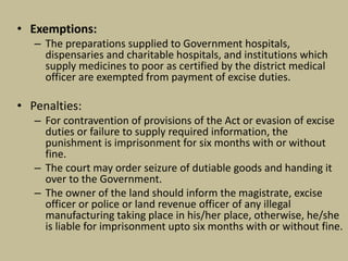 Medicinal and toilet preparations (excise duties) act, 1995 and rules ...