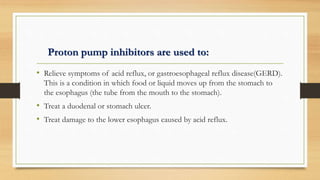 Presentation On Proton Pump Inhibitor | PPTX