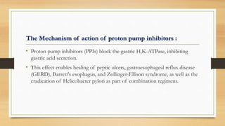 Presentation On Proton Pump Inhibitor | PPTX