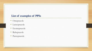 Presentation On Proton Pump Inhibitor | PPTX