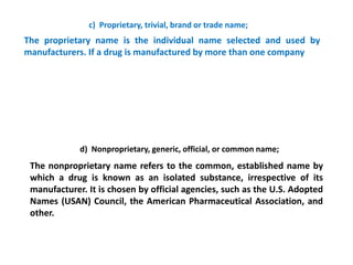 Medicinal chemistry | PPTX