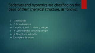 Sedative & Hypnotics - Benzodiazepine | PPTX