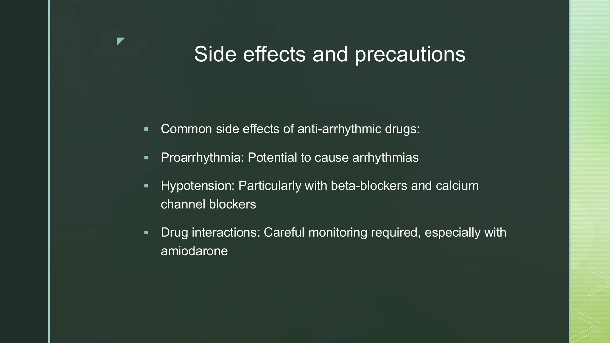 medicinal chemistry Anti arrythmic drugs | PDF