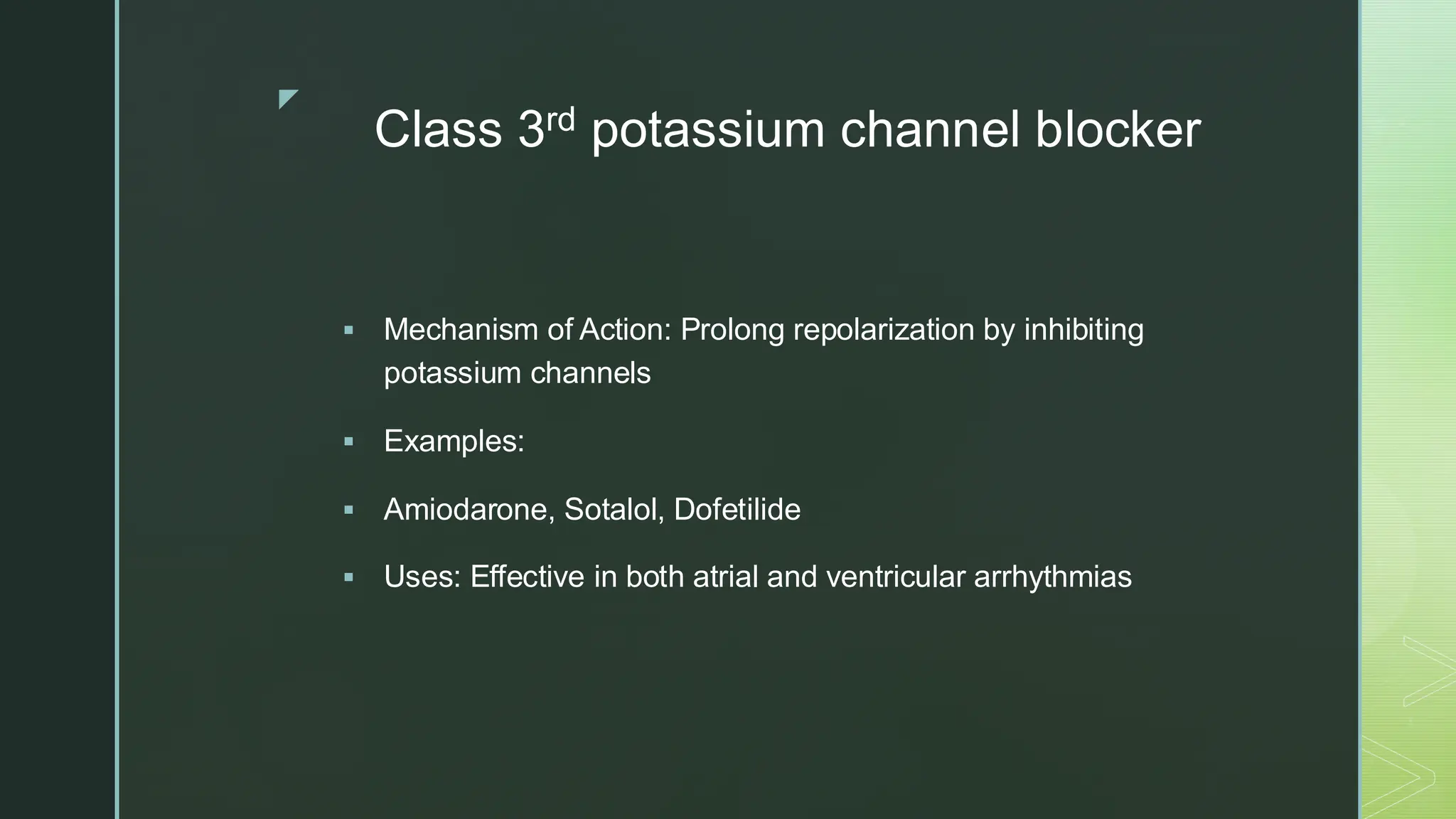 medicinal chemistry Anti arrythmic drugs | PDF