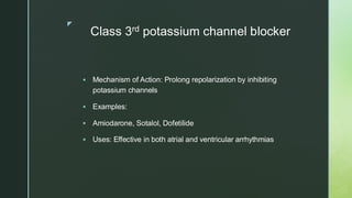medicinal chemistry Anti arrythmic drugs | PDF