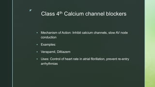 medicinal chemistry Anti arrythmic drugs | PDF