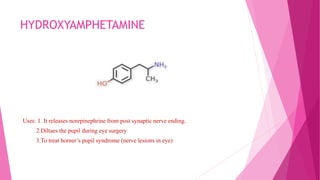 Medicinal chemistry adrenergic agonists | PPTX