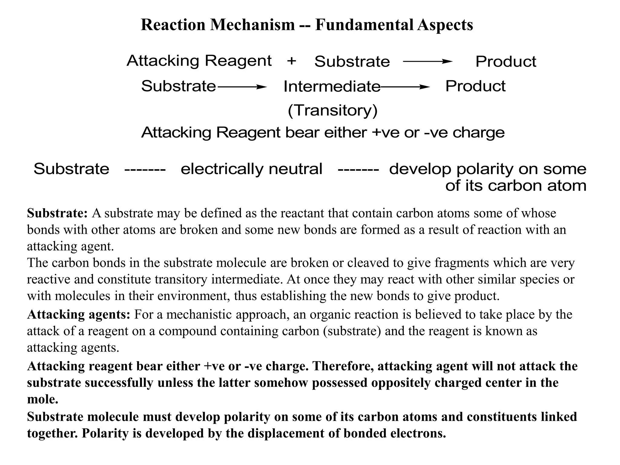 ORGANIC REACTIONS AND THEIR MECHANISMS | PPTX