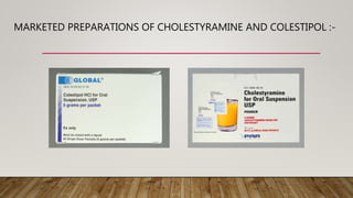 CHOLESTYRAMINE AND COLESTIPOL | PPTX | Digestive Disorders | Diseases ...