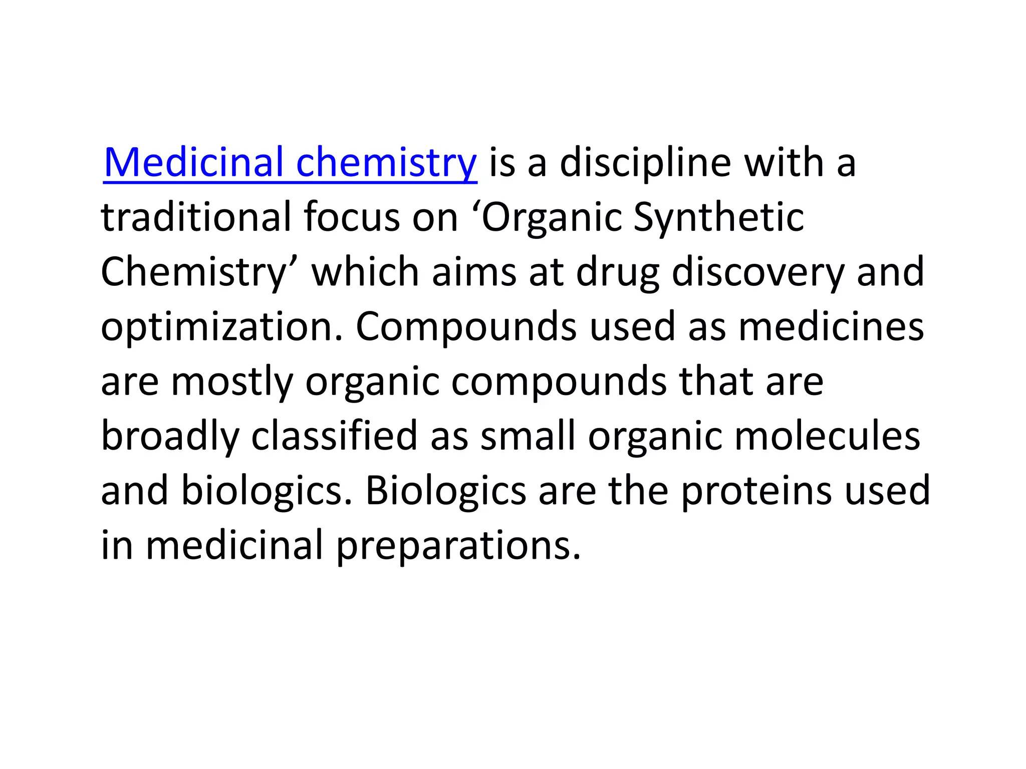 Medicinal chemistry & computer aided drug designing | PPTX ...